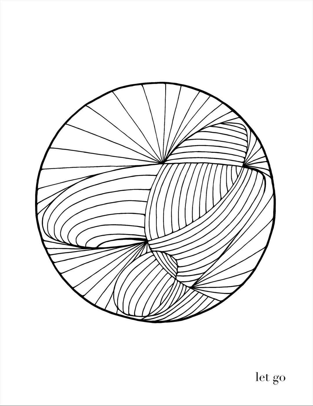 Let Go - Individual Sigil Coloring Page - Etsy