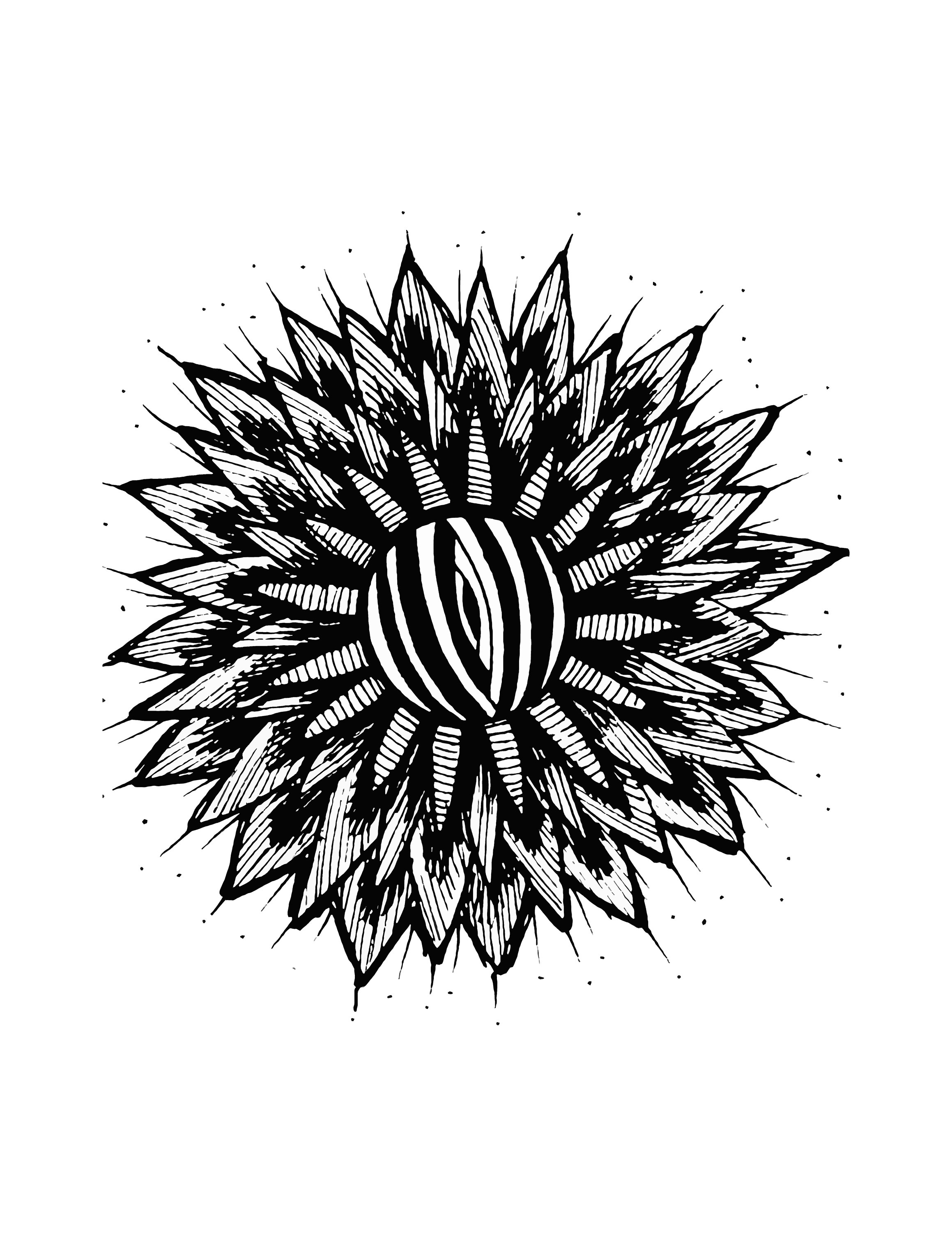 Coloring Page Mandala-fuzz - Etsy