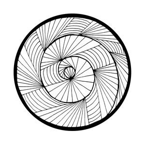 Digital Coloring Book - Homegrown Portals - Hand Drawn Spiral Coloring ...