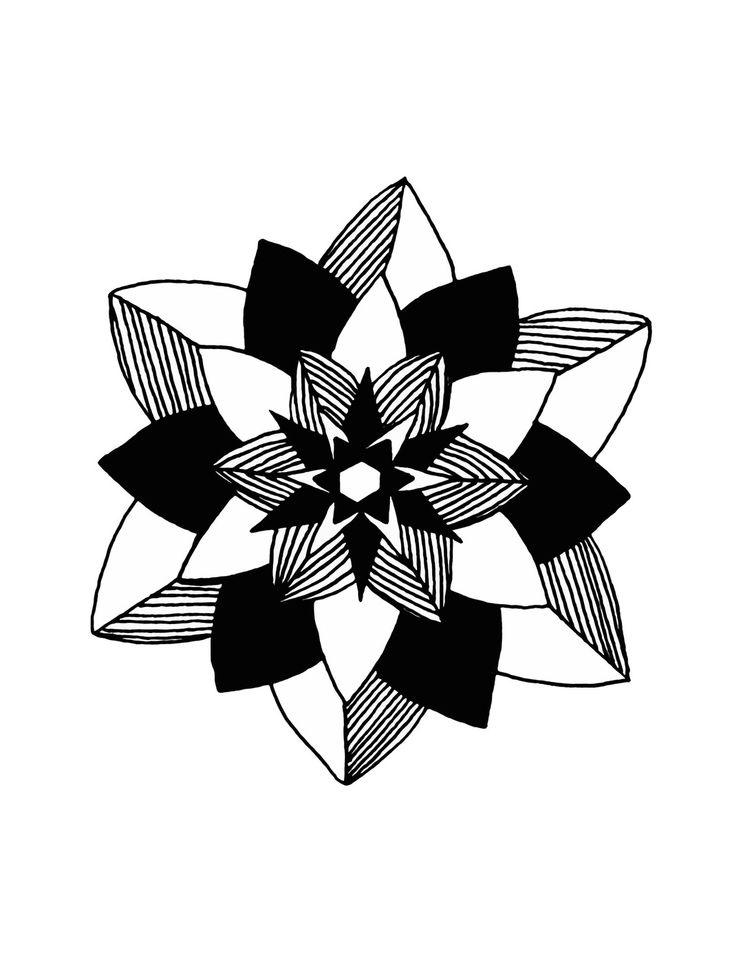 Coloring Page Mandala-home - Etsy