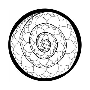 Digital Coloring Book - Homegrown Portals - Hand Drawn Spiral Coloring ...