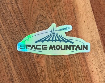 Space Mountain Sticker - Etsy