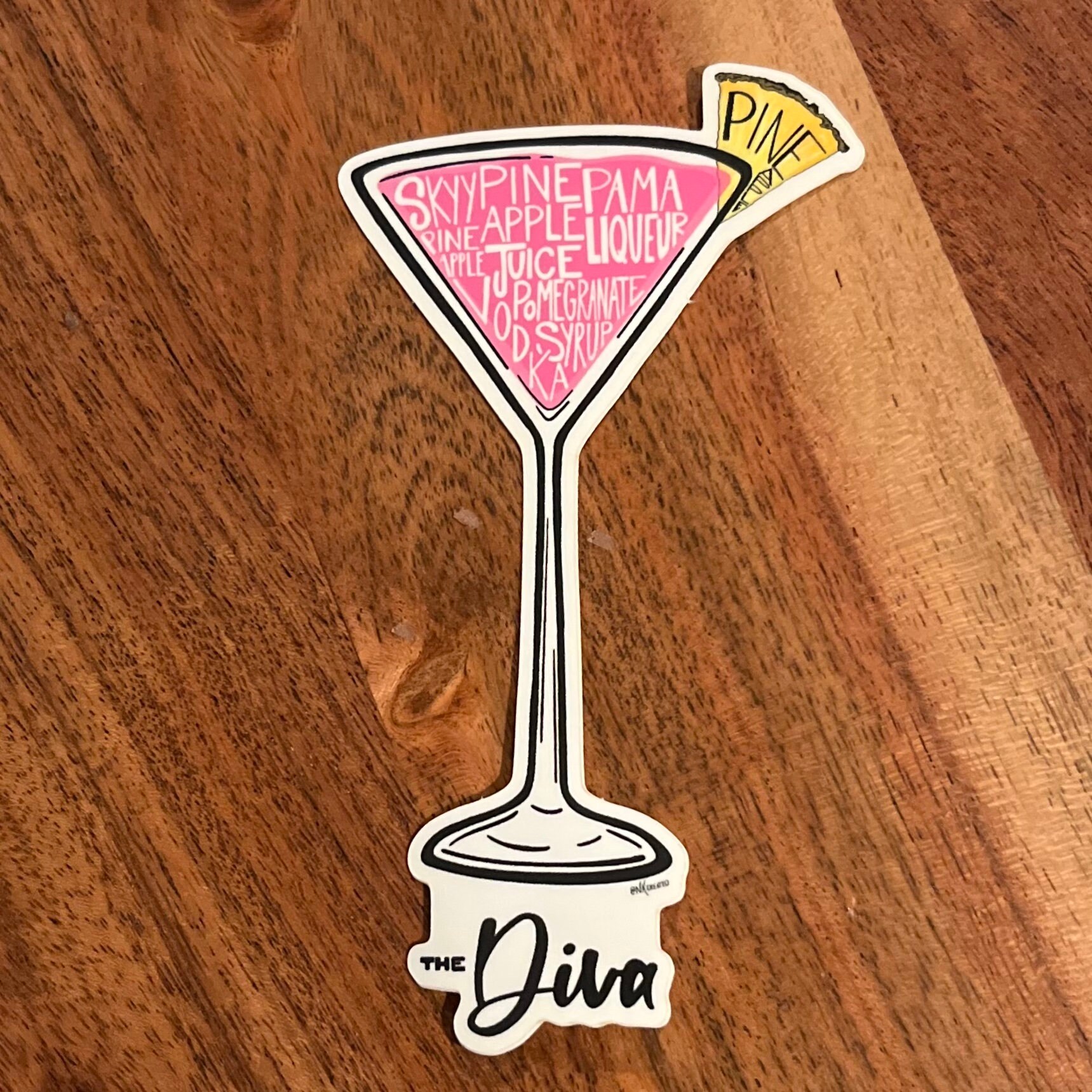 Diva Sticker waterproof - Etsy