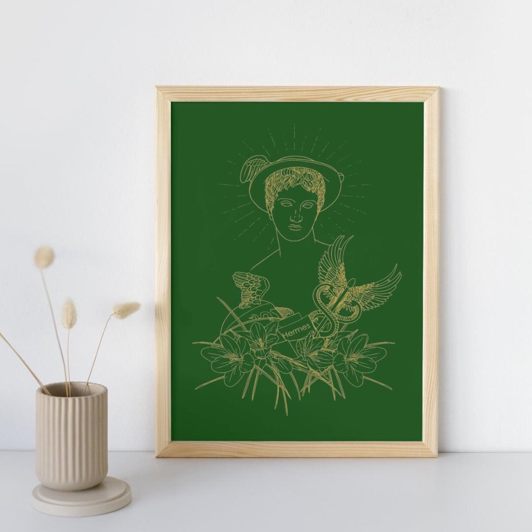 Hermes Artwork A3 Digital Printable Poster - Etsy