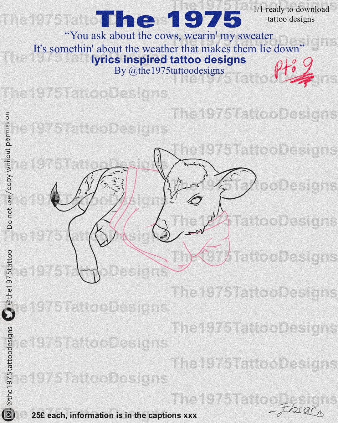 The 1975 Iliwys Pink Hearts Sweater Cows Wearing My Sweater Daily Lyric ...