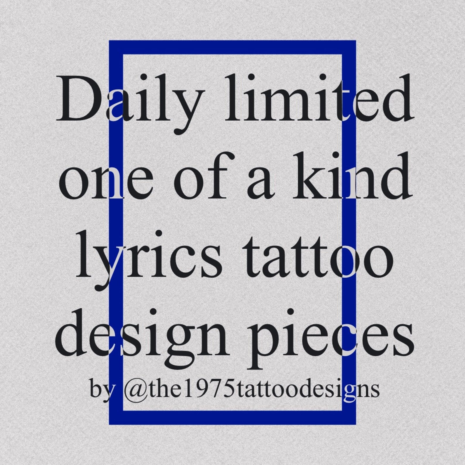 1975 Daily Lyric Designs by @the1975tattoodesigns on Instagram - Etsy
