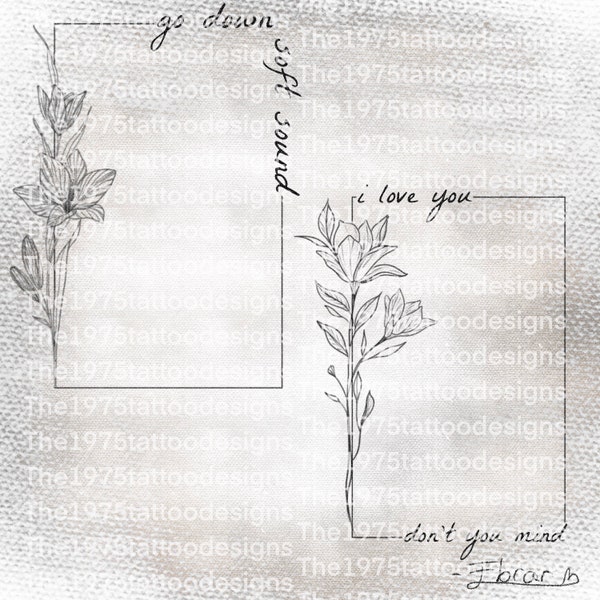 The 1975 Box Tattoo - Etsy Canada