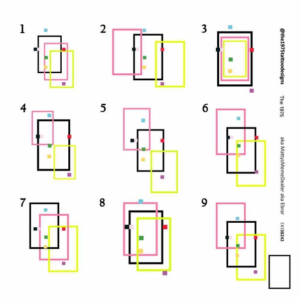 The 1975 Box Tattoo - Etsy Canada