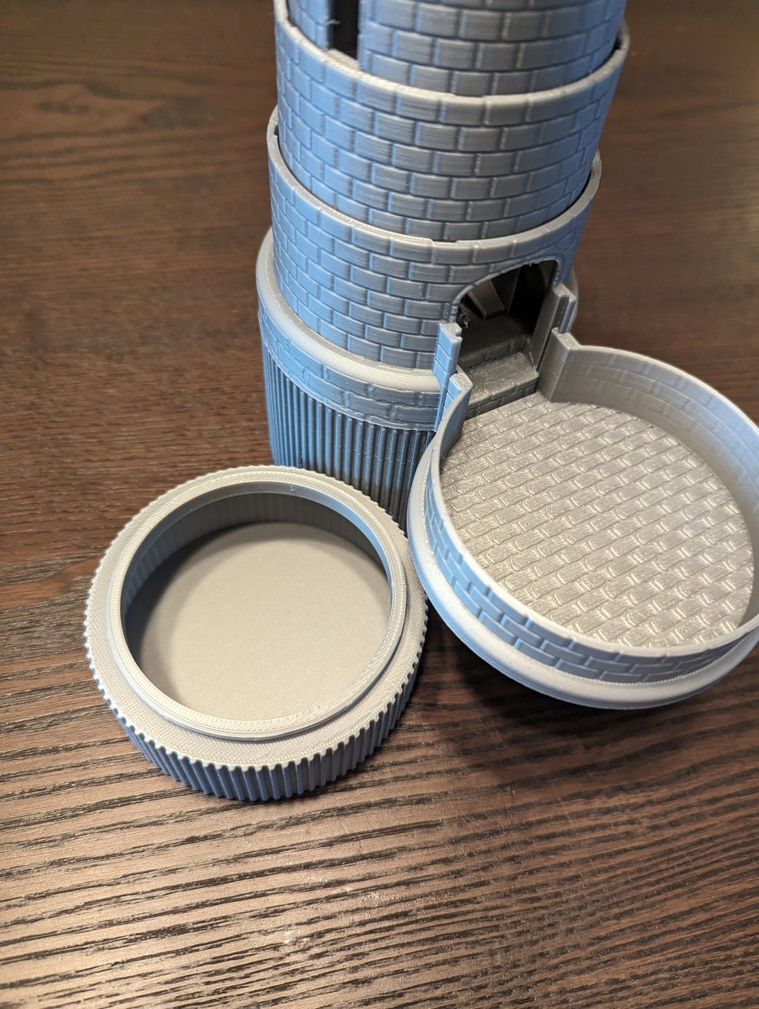 Dice Tower Double Deep Storage for Collapsible Portable Dice Rolling ...