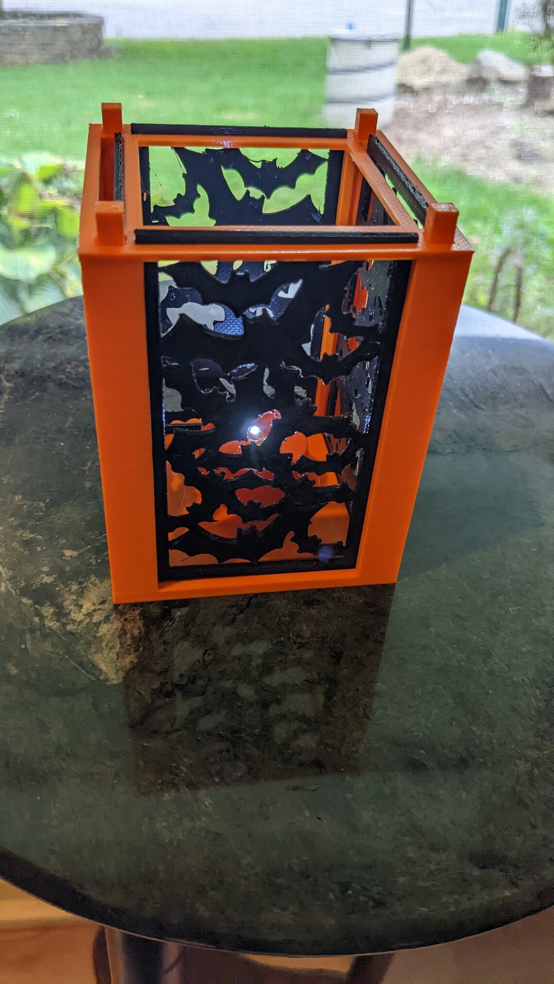 Halloween Decoration Stacked Bat Lantern - Etsy