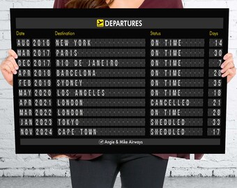 Airport Destination Sign - Etsy