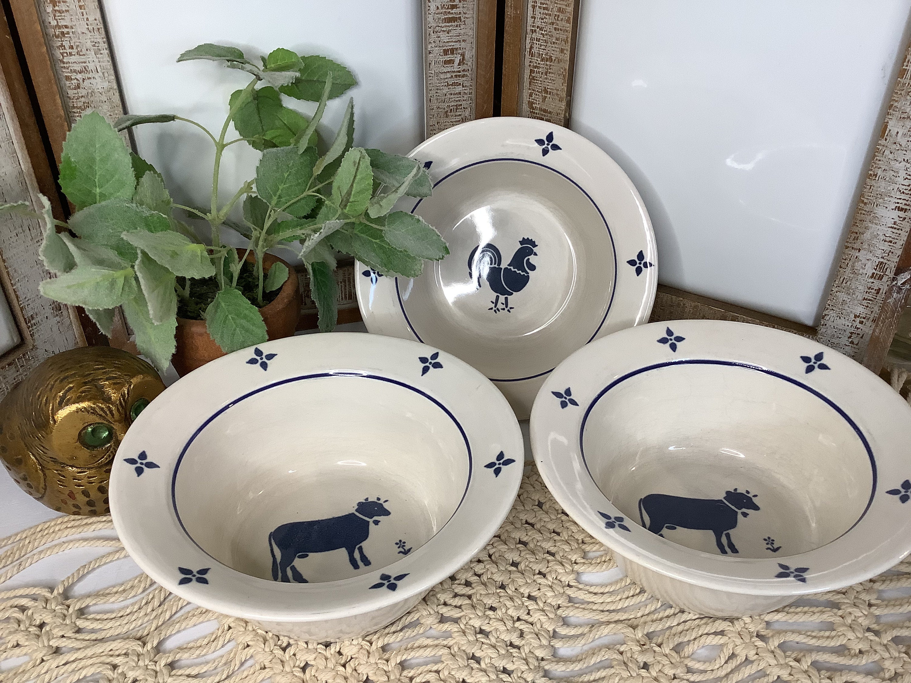 Vintage Spectrum Pottery /stoneware Cira 1980's Set of 3 - Etsy