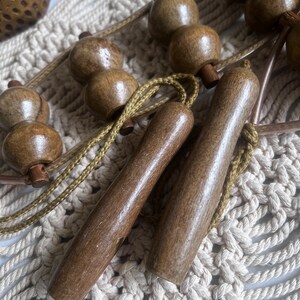 Vintage 1970s/80s Wooden Bead Back Massager by Dynamic Classics/w ...