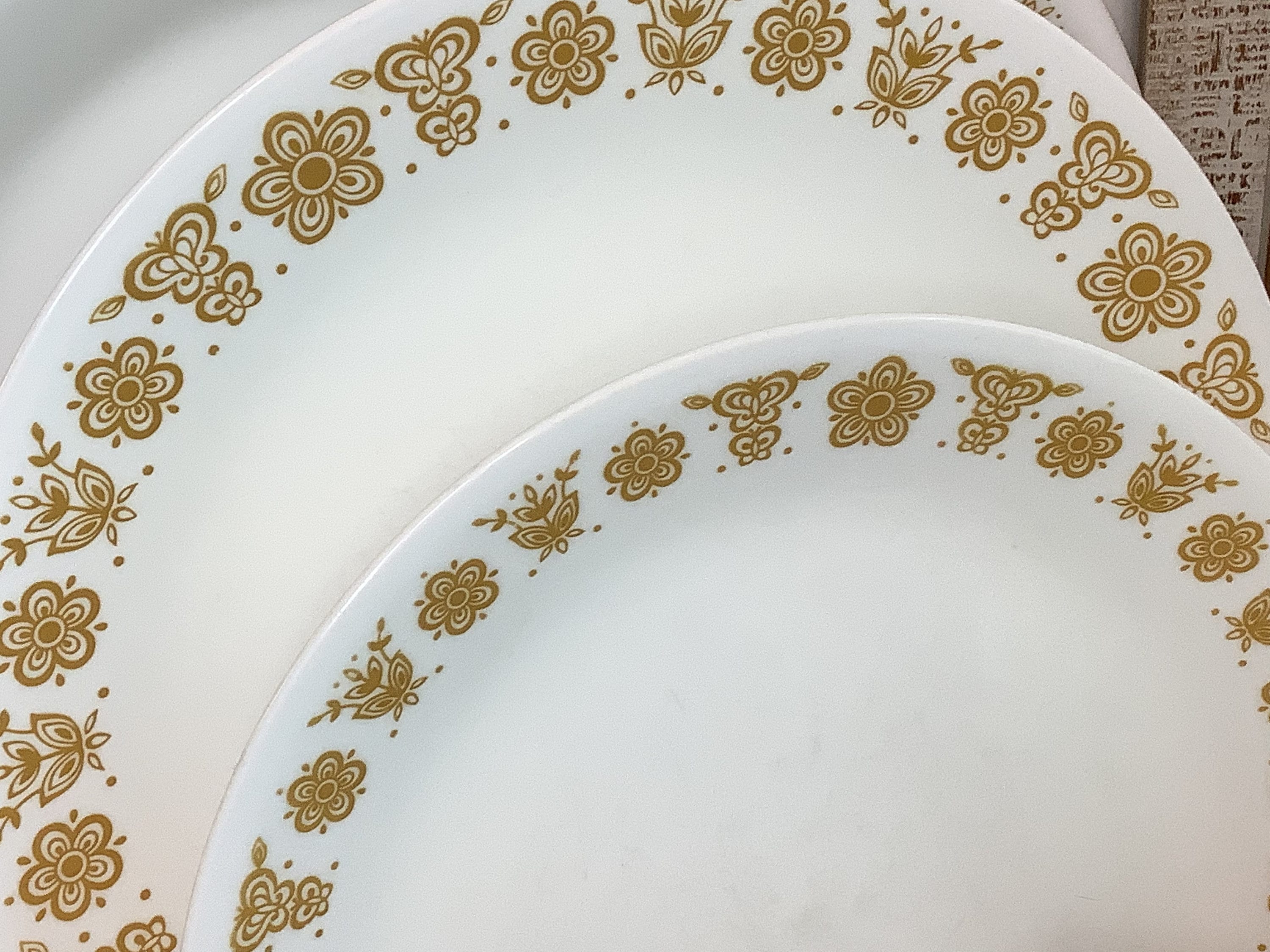 Vintage Corelle by Corning Ware ButterFly Gold Pattern/5 Piece | Etsy