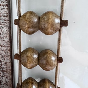Vintage 1970s/80s Wooden Bead Back Massager by Dynamic Classics/w ...