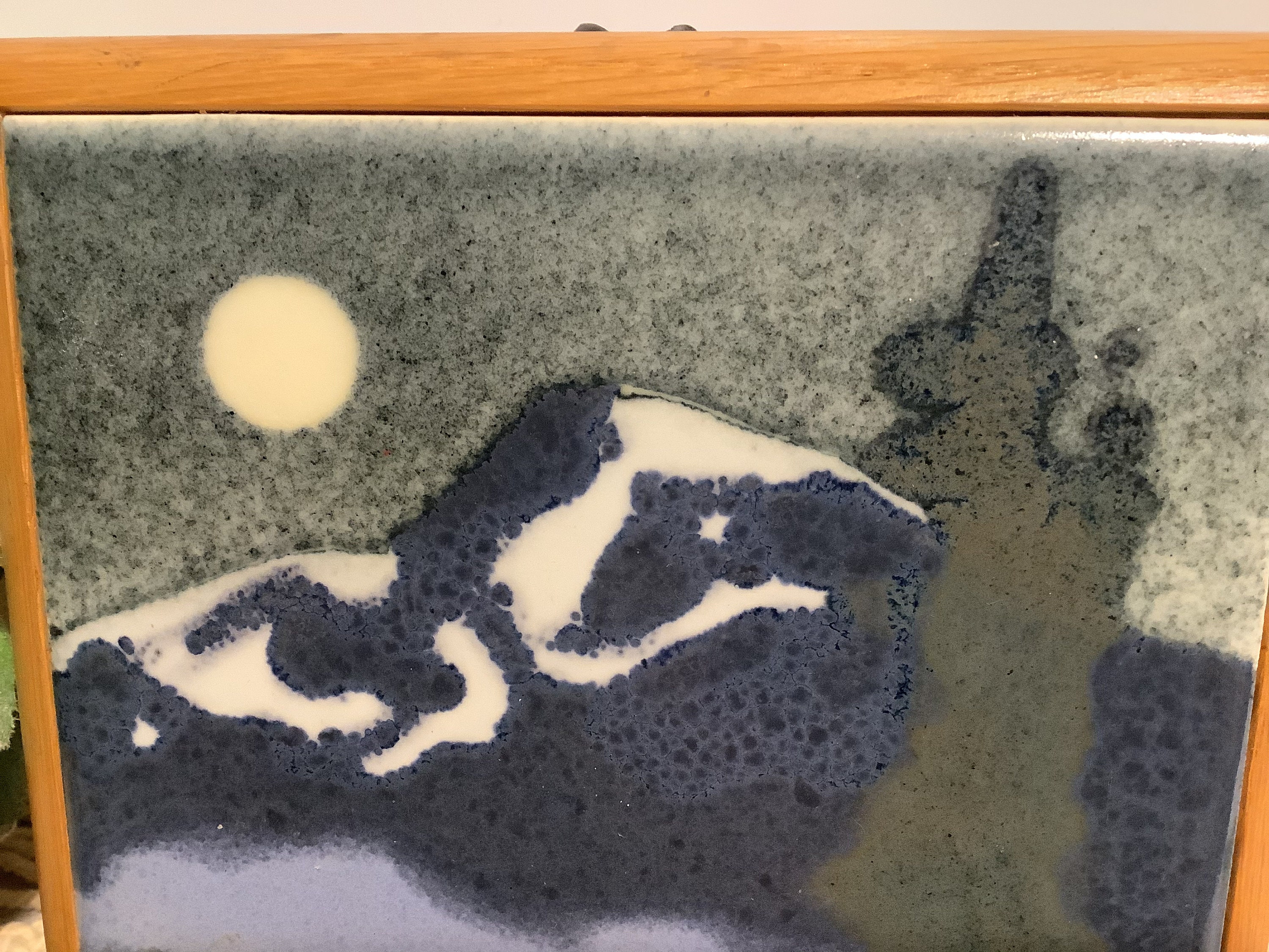 Vintage Artist Signed Paul Lewing Tile Trivet Hand Painted | Etsy