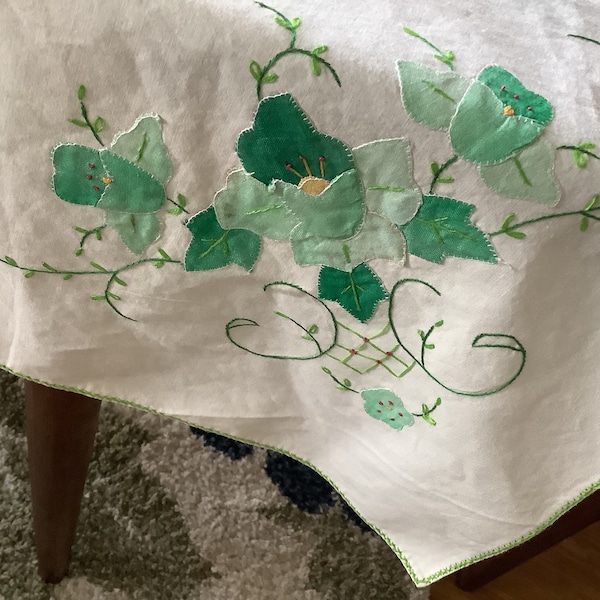 Applique Tablecloth - Etsy
