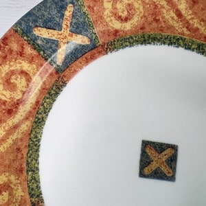 Vintage Corelle Corningware Set of 4 Lunch Plates Pattern Sand Art/1990 ...