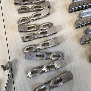Vintage 1950s-60s Aluminum Hair Clip Lot: Retro Hair Accessories - Etsy