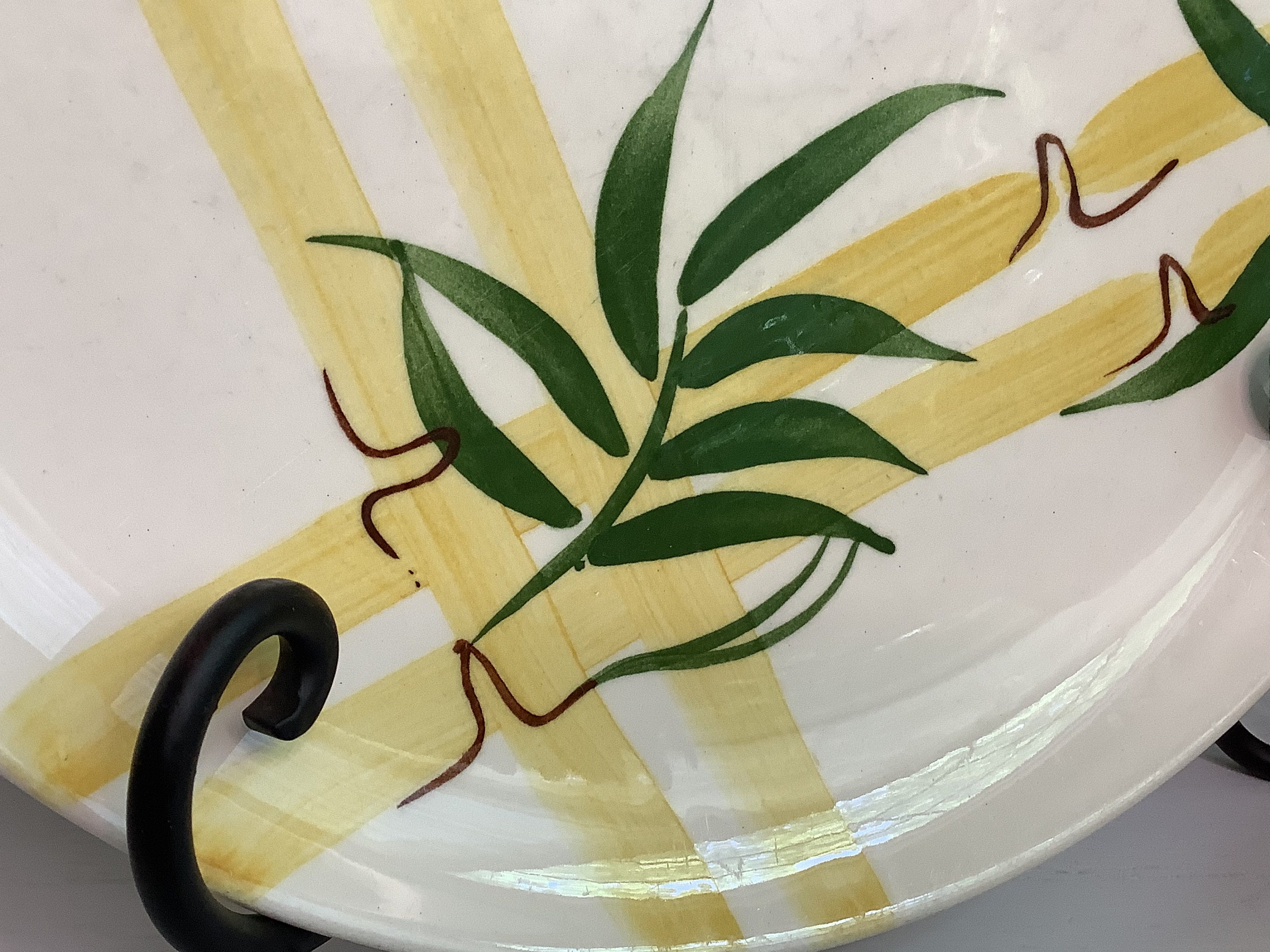 Mid Century South Pacific Dinnerware 2 Dinner Plates Set/Tiki | Etsy