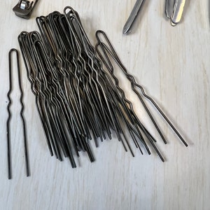 Vintage 1950s-60s Aluminum Hair Clip Lot: Retro Hair Accessories - Etsy