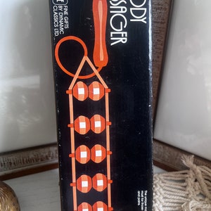 Vintage 1970s/80s Wooden Bead Back Massager by Dynamic Classics/w ...