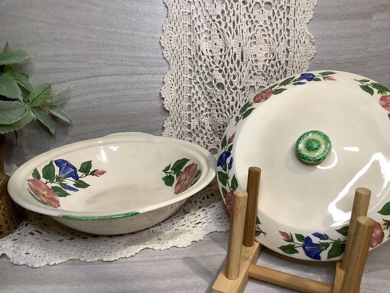 Vintage Shenandoah Ware Paden City Pottery Covered Serving - Etsy