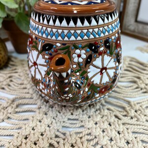 Vintage Greek Red Clay Pottery Teapot Signed Spathas Keramik Archagelos ...