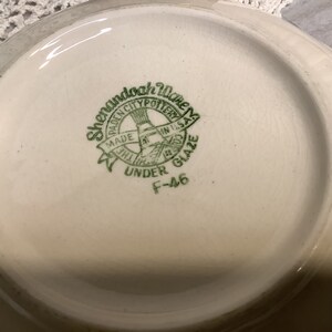 Vintage Shenandoah Ware Paden City Pottery Covered Serving Dish/pattern ...
