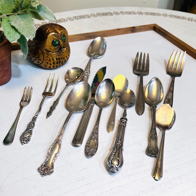 Silver Utensils - Etsy