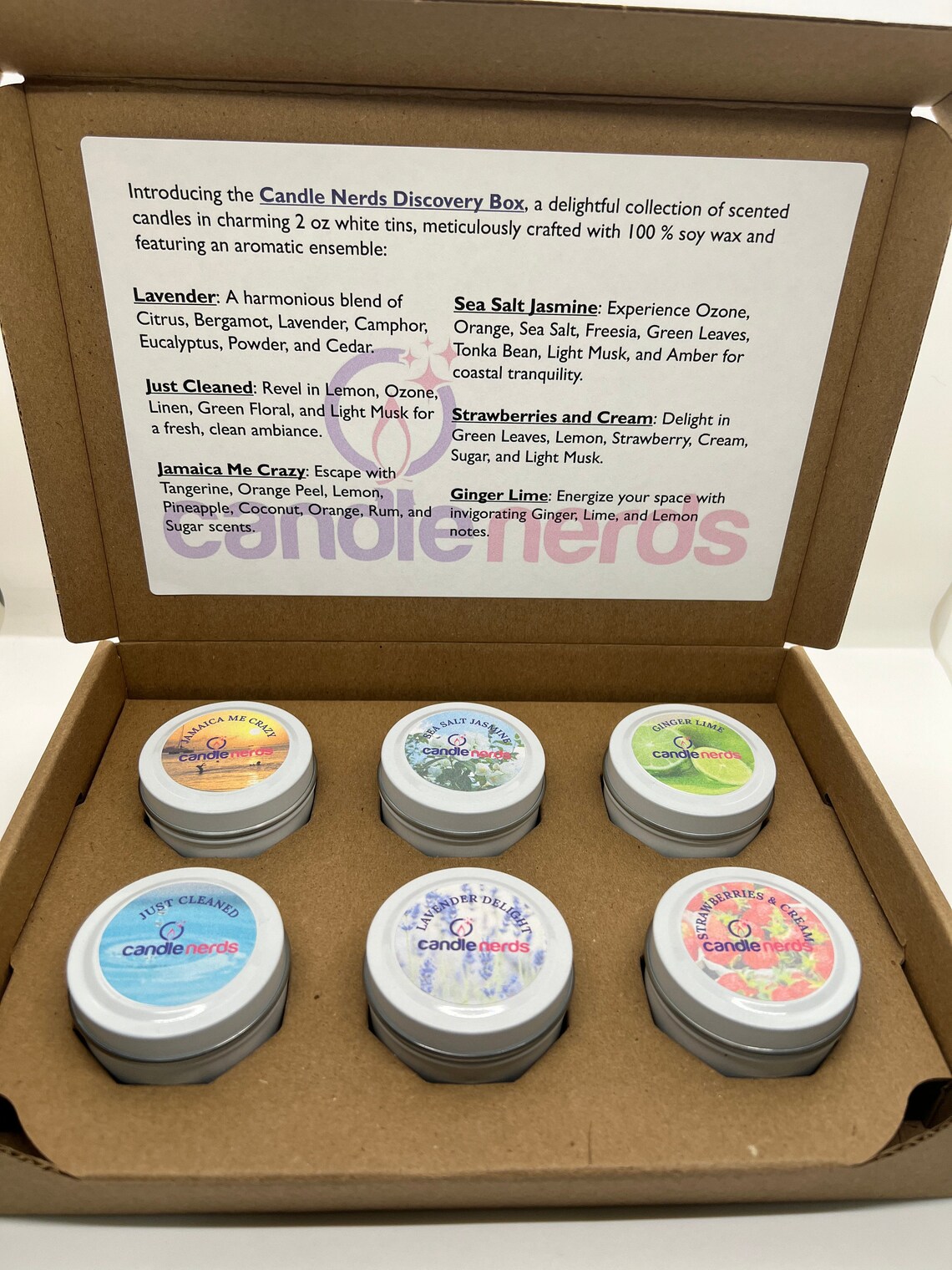 Best Sellers/scent Sampler Pack/soy Candles/2 Oz Tins/gift Set/soy Wax ...