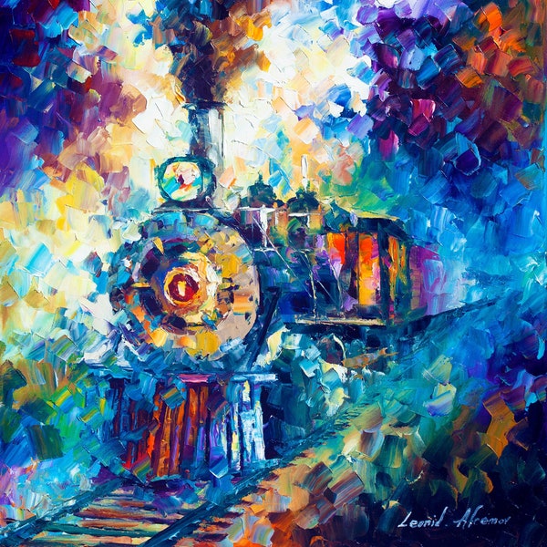 Train Artwork - Etsy