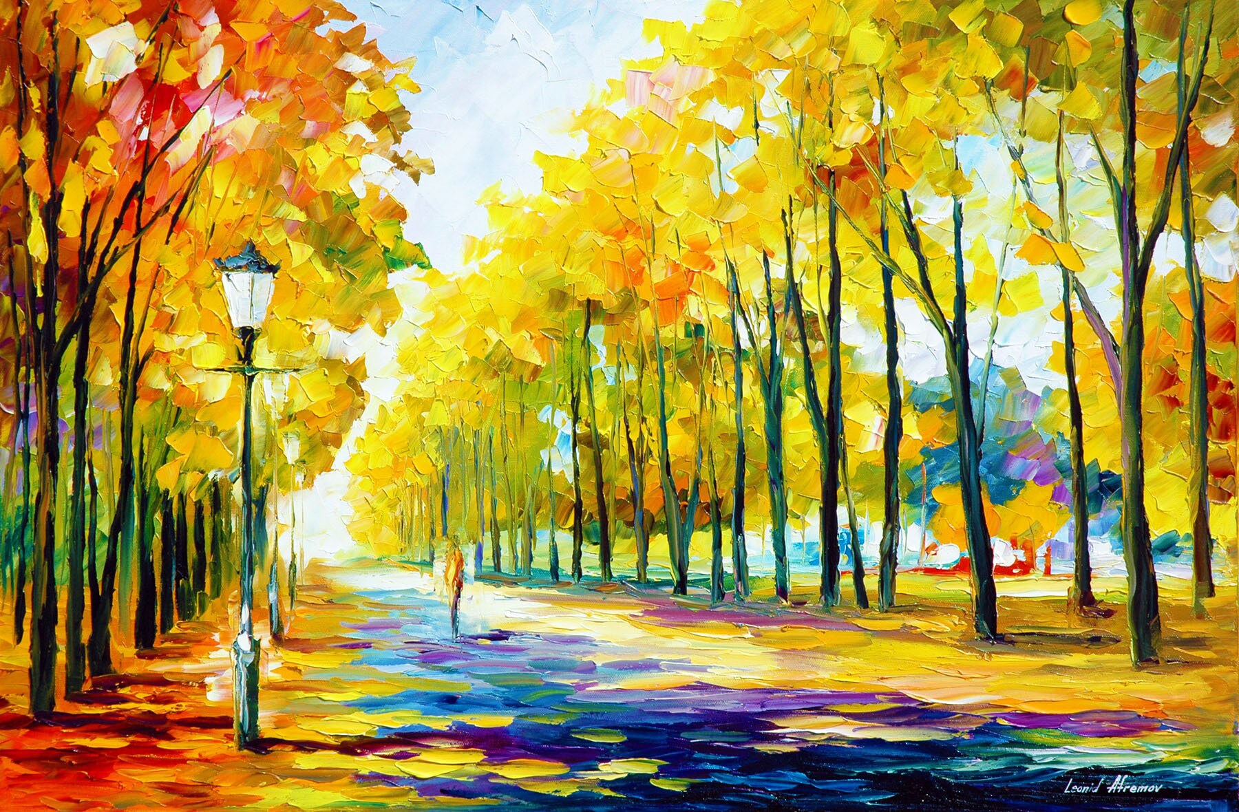 Leonid Afremov Trees