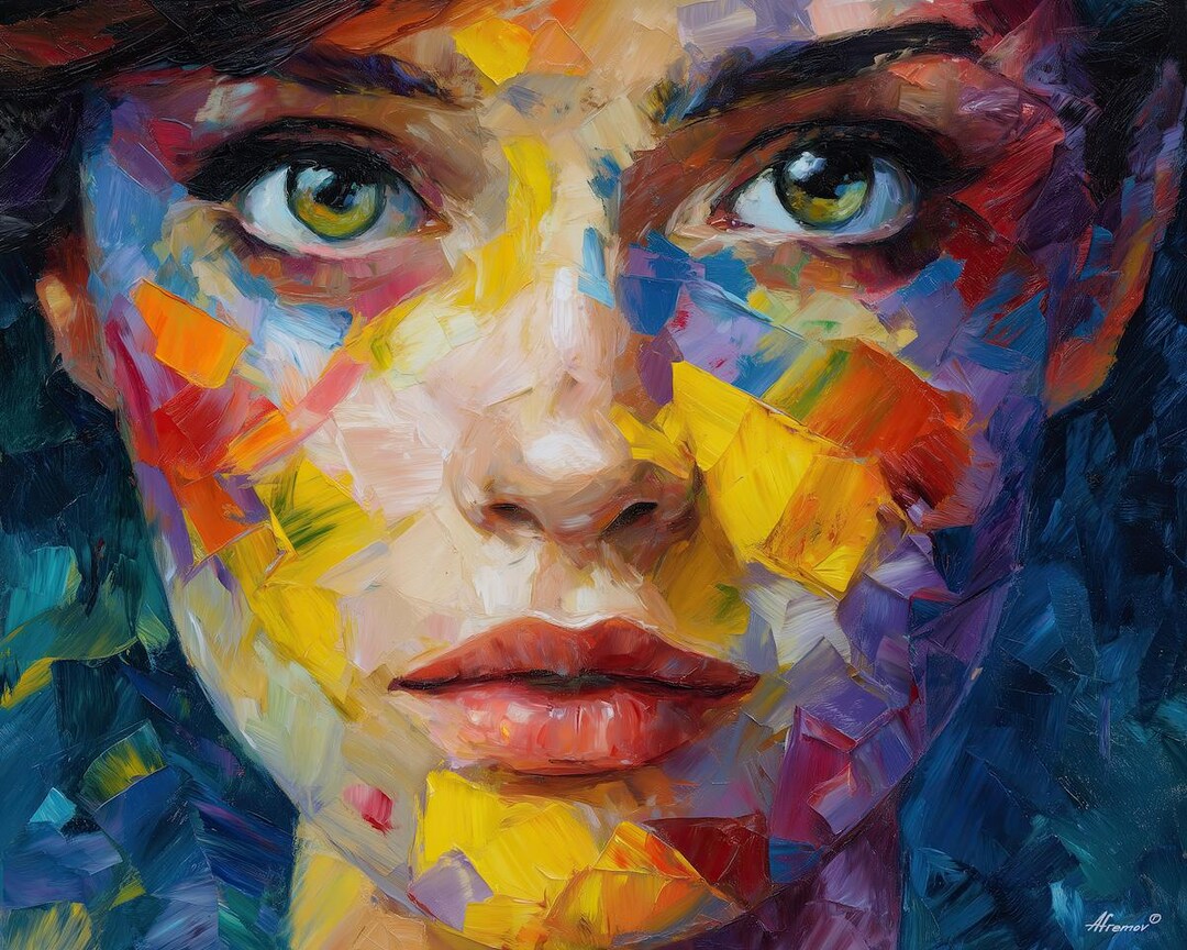 RADIANT ORACLE: Hand Painted Oil on Canvas by Leonid Afremov Gallery - Etsy