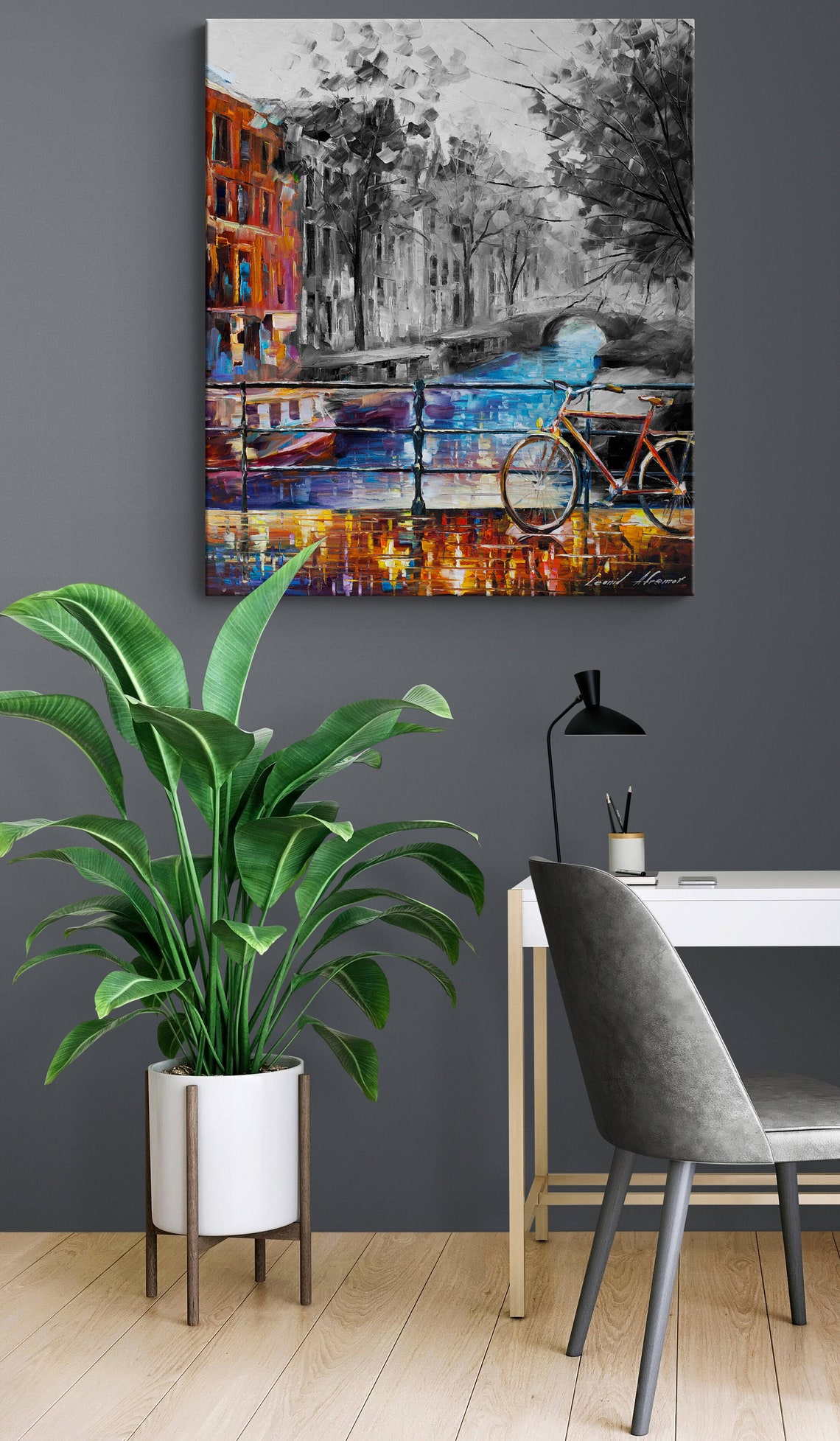 Amsterdam Wall Decor Holland Print Netherlands Artwork by | Etsy