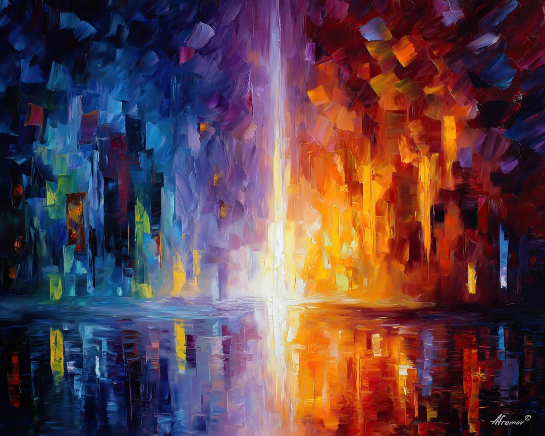 SILENT ALIGNMENT: Hand Painted Oil on Canvas by Leonid Afremov Gallery ...