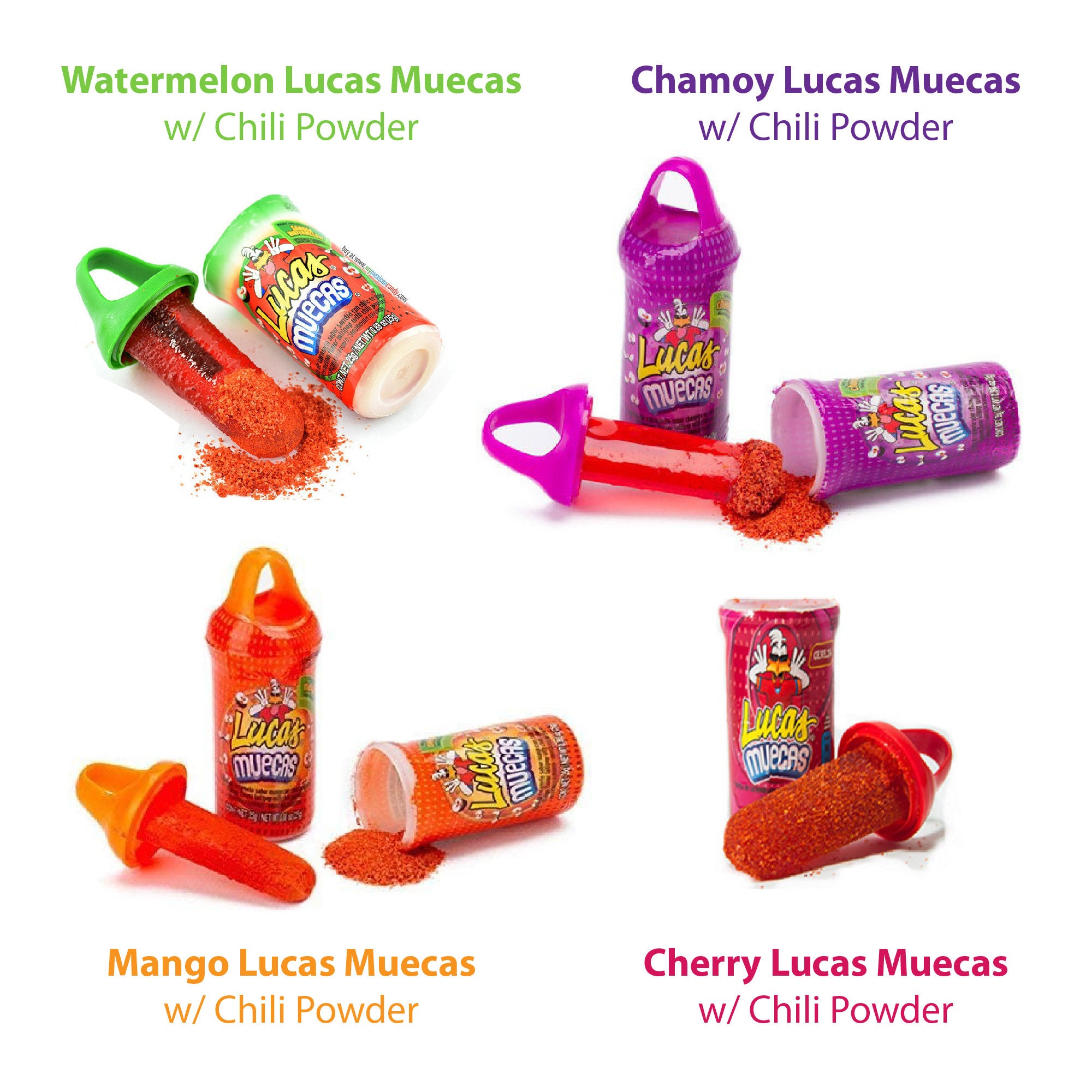 Dulces Enchilados Mexican Chili Candy Chamoy Candy Pica | Etsy