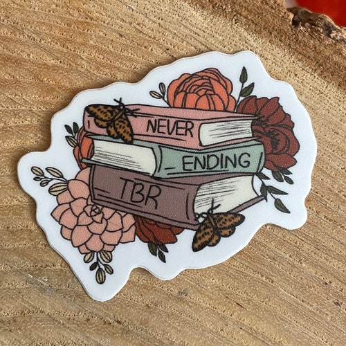 TBR Sticker - Etsy