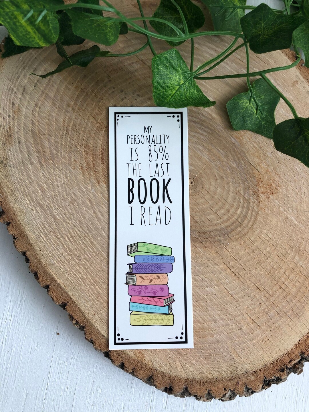Book Personality Bookmark - Etsy
