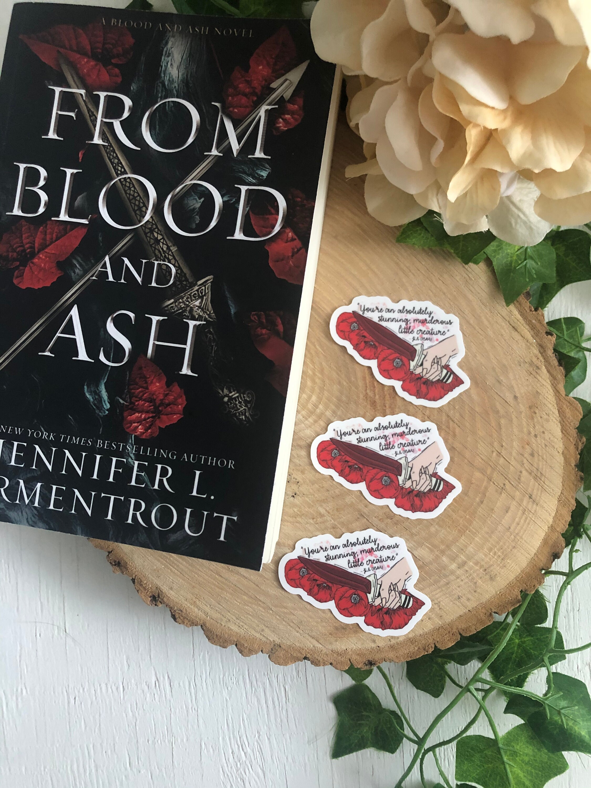 From Blood and Ash Sticker - Etsy