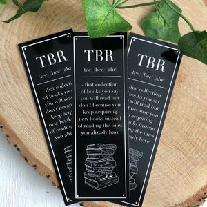 TBR Bookmark - Etsy