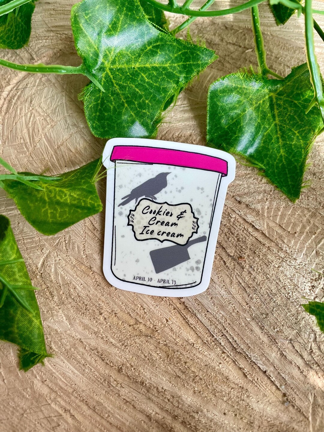 B&B Cookies and Cream Ice Cream Sticker - Etsy