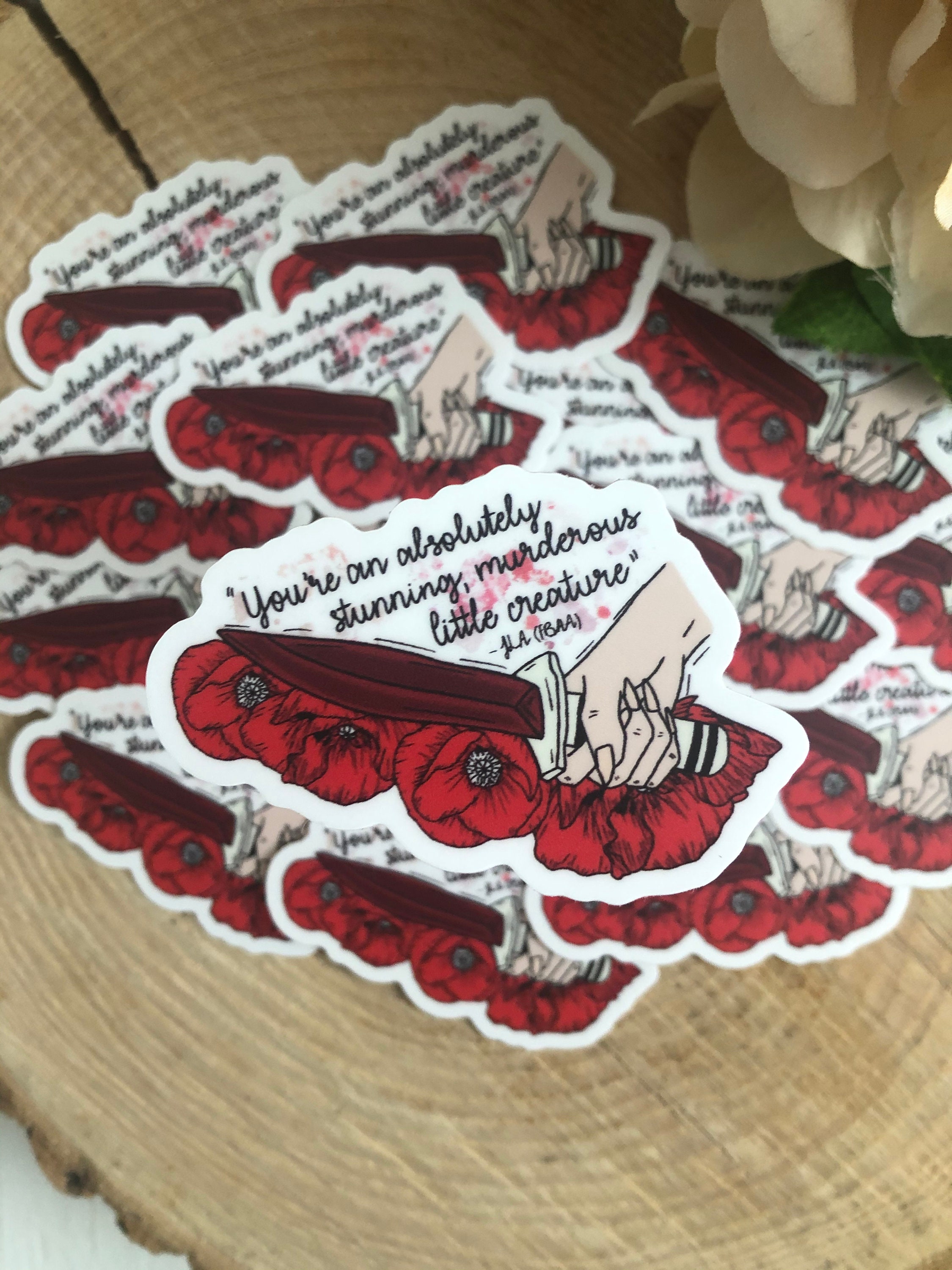 From Blood and Ash Sticker - Etsy