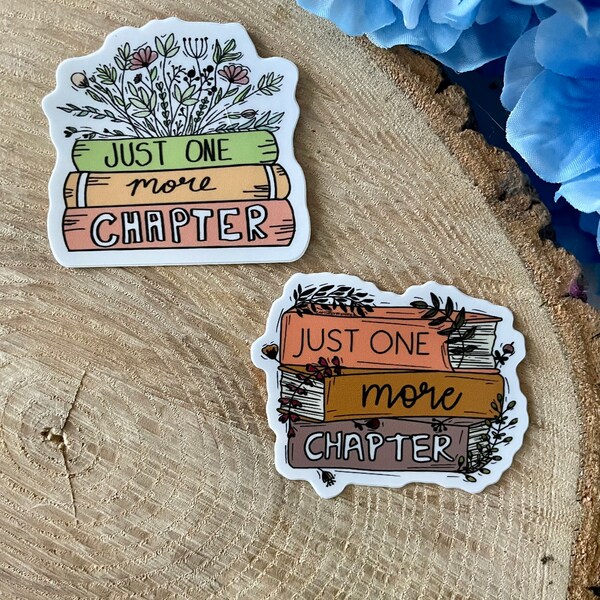One More Chapter Stickers - Etsy