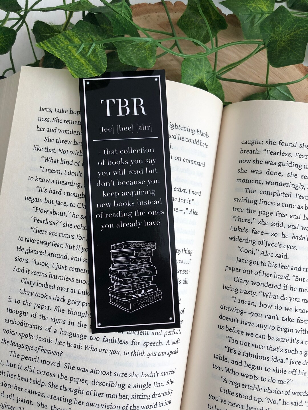 TBR Bookmark - Etsy