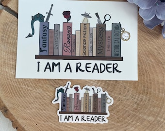 I Am a Reader - Etsy