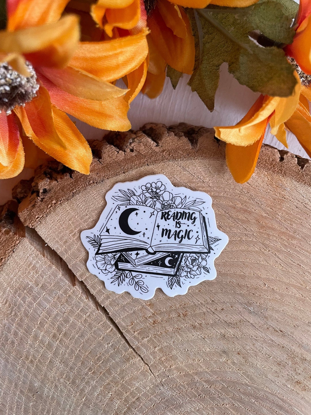 Reading is Magic Sticker - Etsy