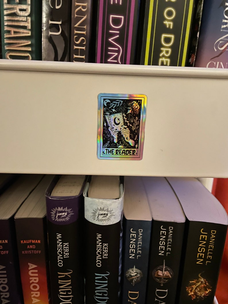 The Reader Holographic Sticker - Etsy