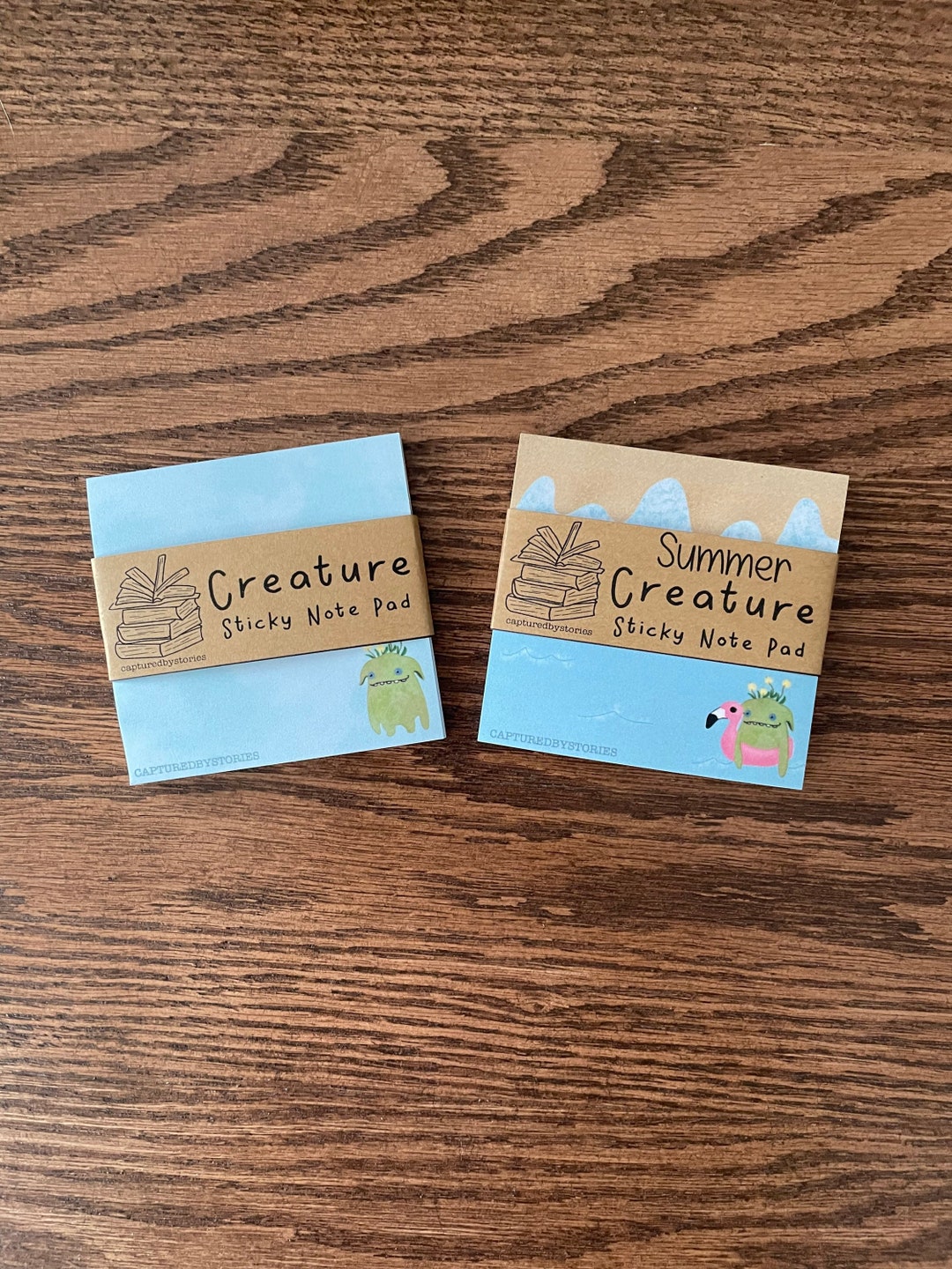 Creature Sticky Notes - 2 Designs - Etsy