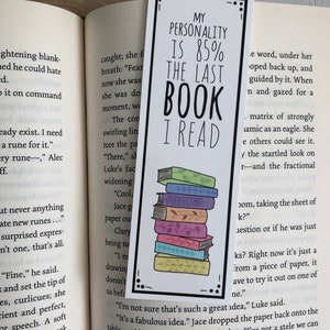 Book Personality Bookmark - Etsy